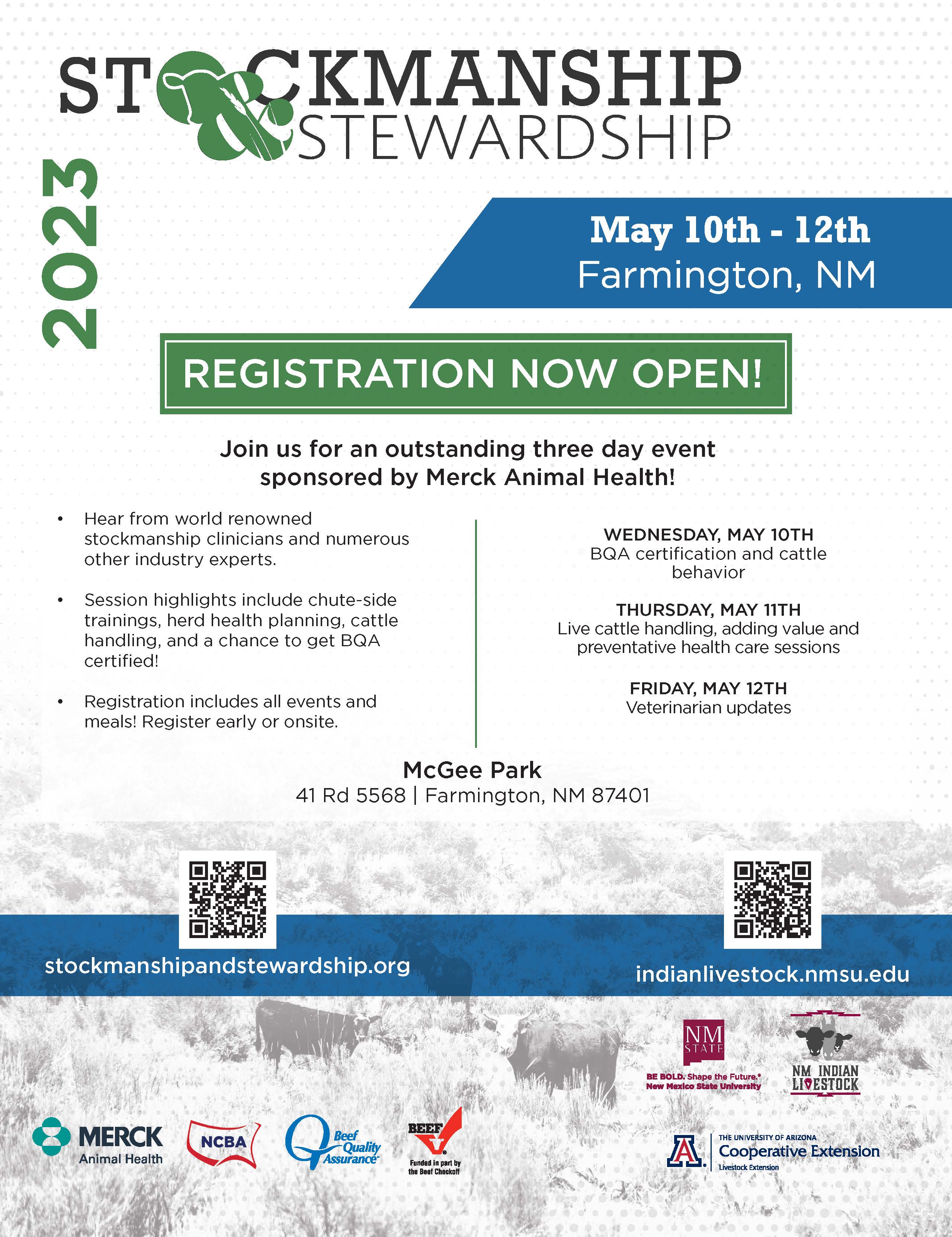 Register Today for Four Corners Stockmanship & Stewardship Event